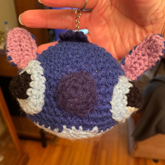 Accessories | Handmade Crocheted Stitch Keychain | Poshmark